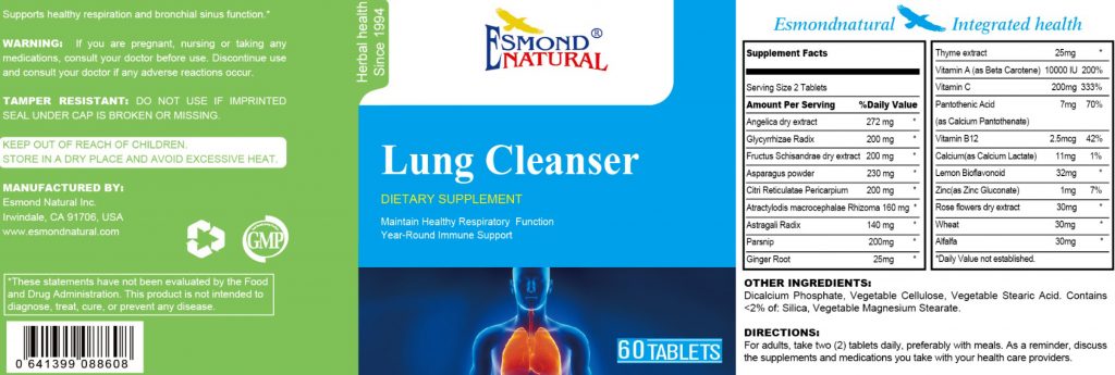 Esmond Lung Cleanser – Power Nutritional